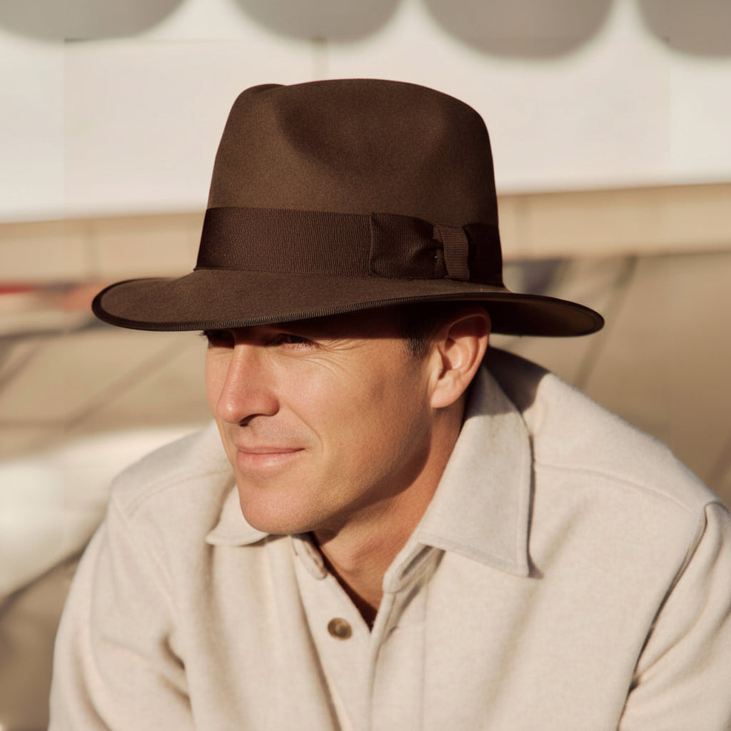 GC Hats Indy Felt Fedora - Chocolate – The Hat Store