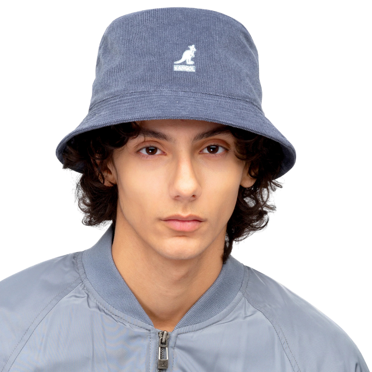Kangol Cord Bucket - Denim Blue – The Hat Store