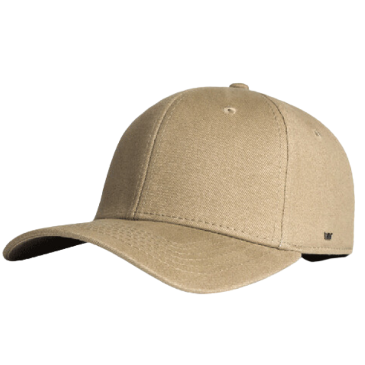 UFLEX 6 Panel Fitted Curved Cap - Khaki – The Hat Store