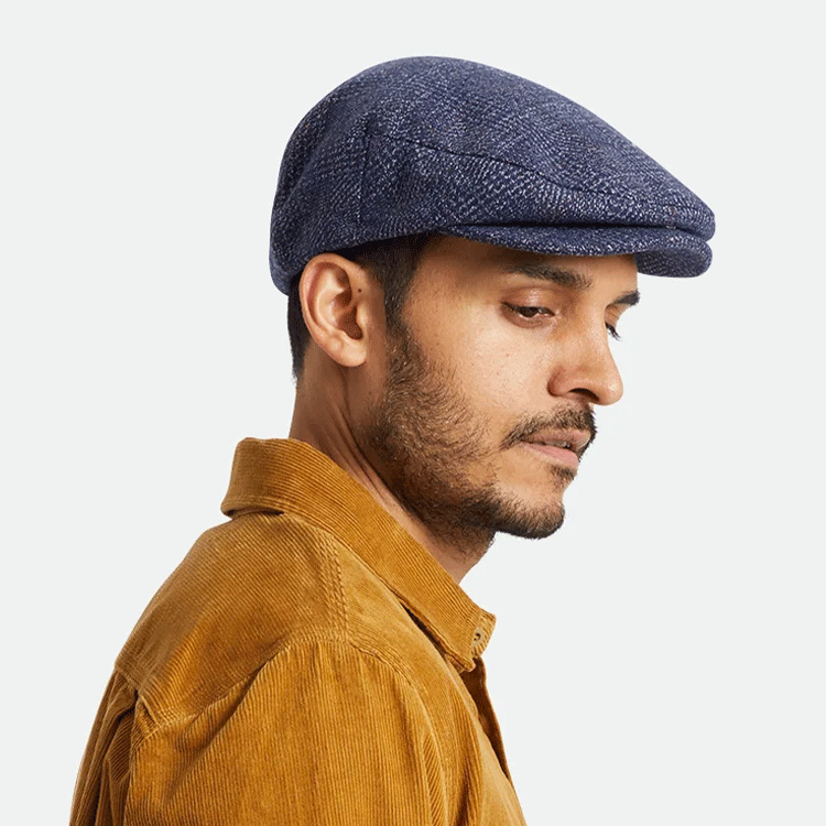 Brixton Hooligan Cap - Navy/Off White – The Hat Store