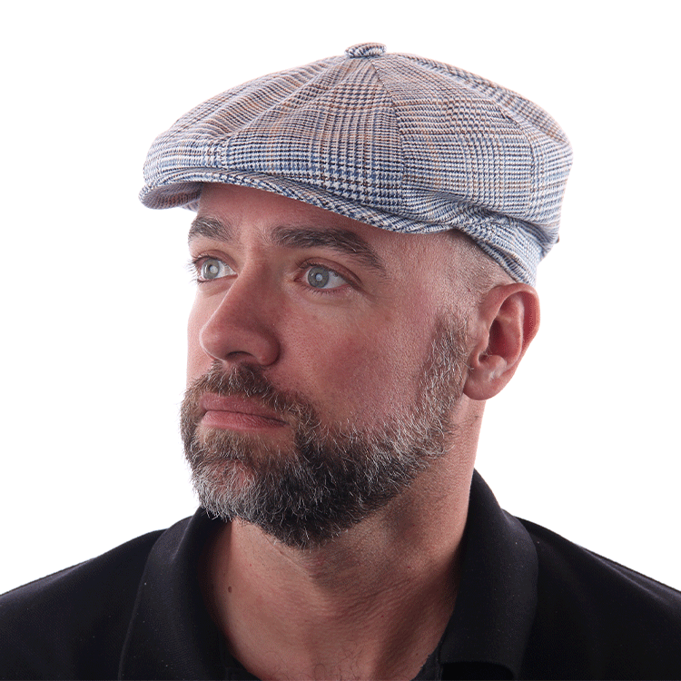 Fléchet Italian Newsboy Cap - Blue – The Hat Store
