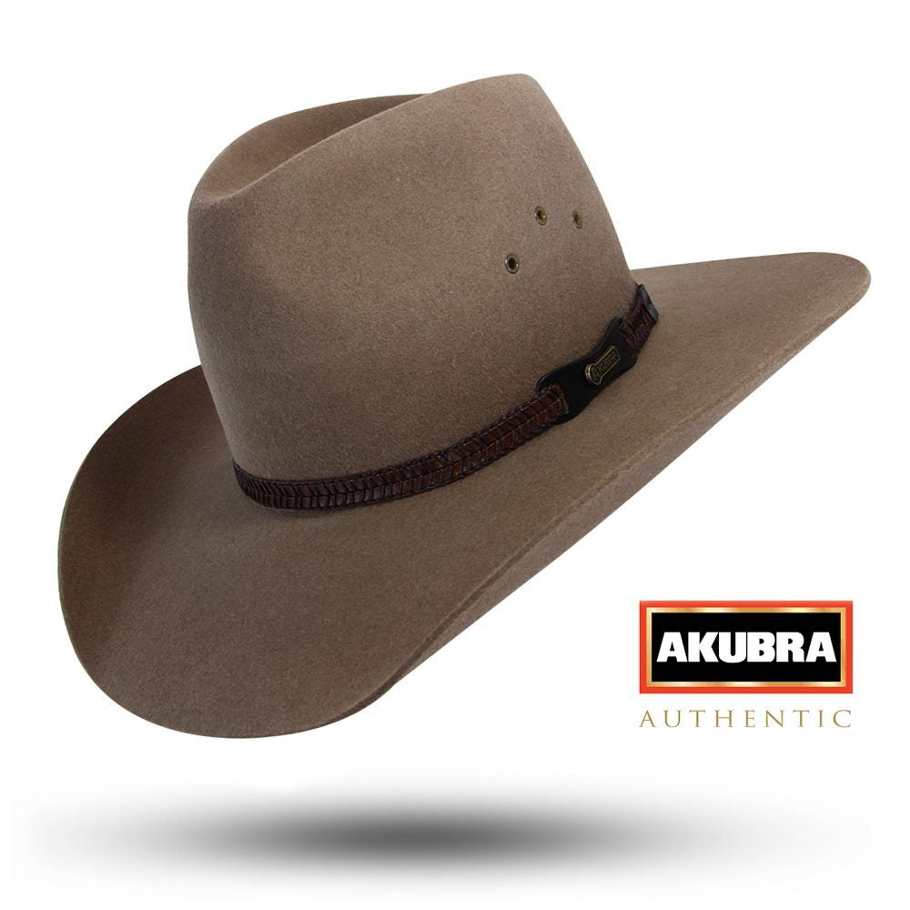 Akubra Golden Spur Hat - Bran – The Hat Store