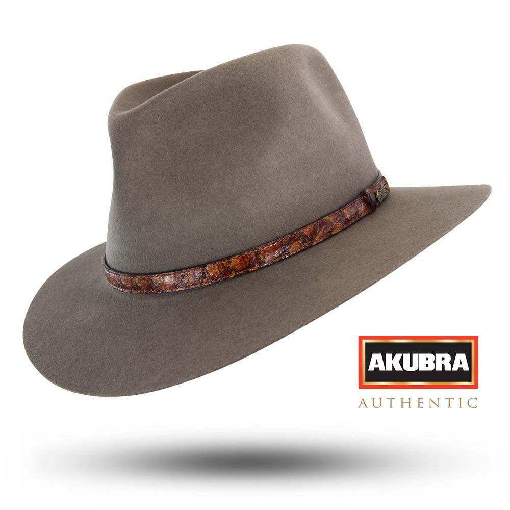 Akubra Banjo Paterson Hat - Heritage Fawn – The Hat Store
