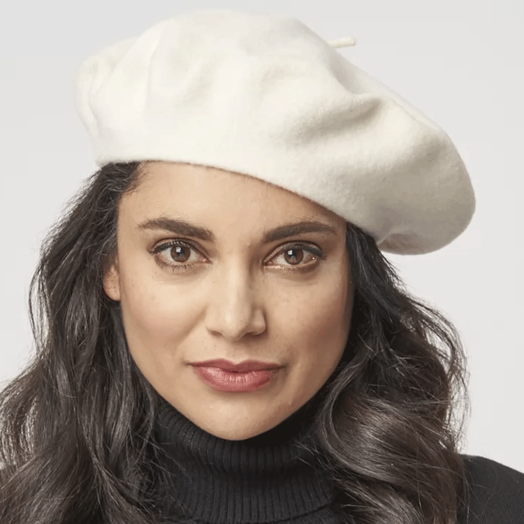 Parkhurst Basque Wool Beret - Winter Ivory – The Hat Store