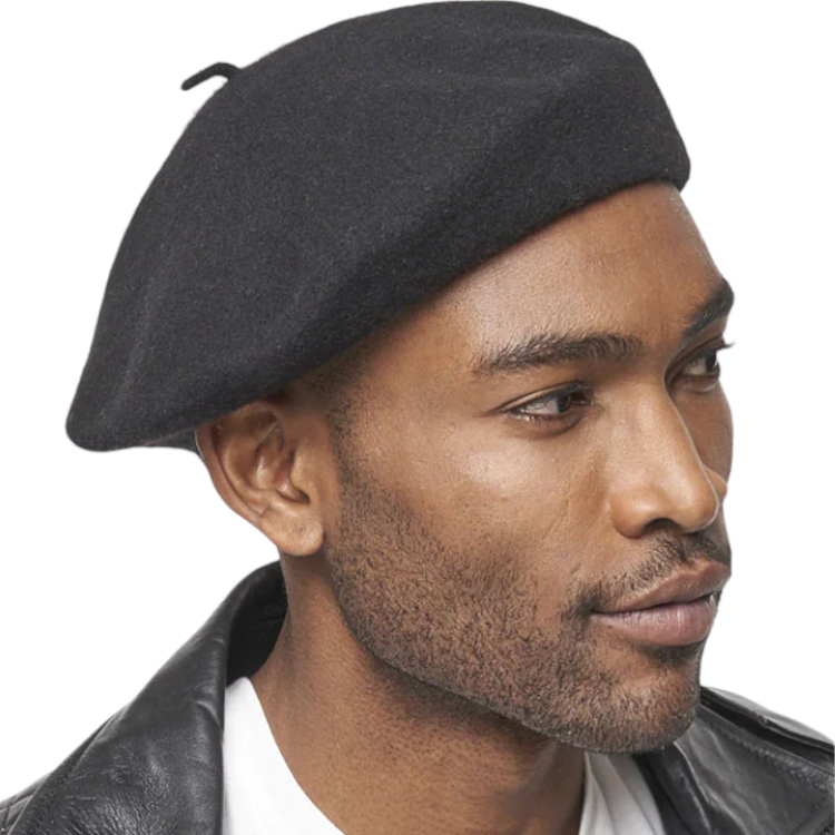 Parkhurst Basque Wool Beret - Black – The Hat Store