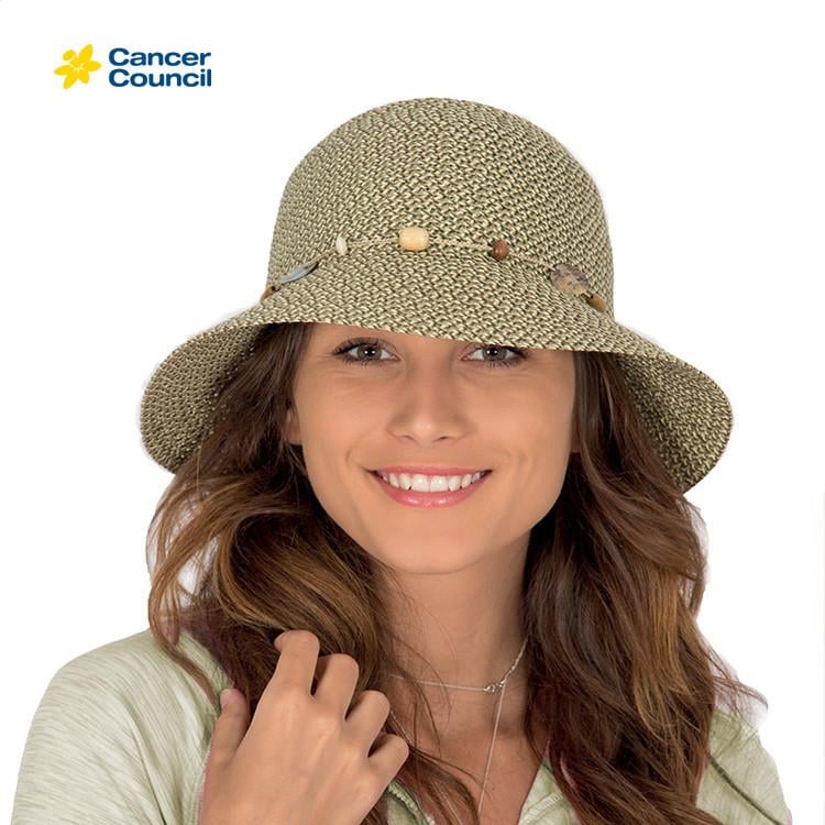 Cancer Council Ladies Bohemian Bucket Hat - Pistachio Fleck – The Hat Store